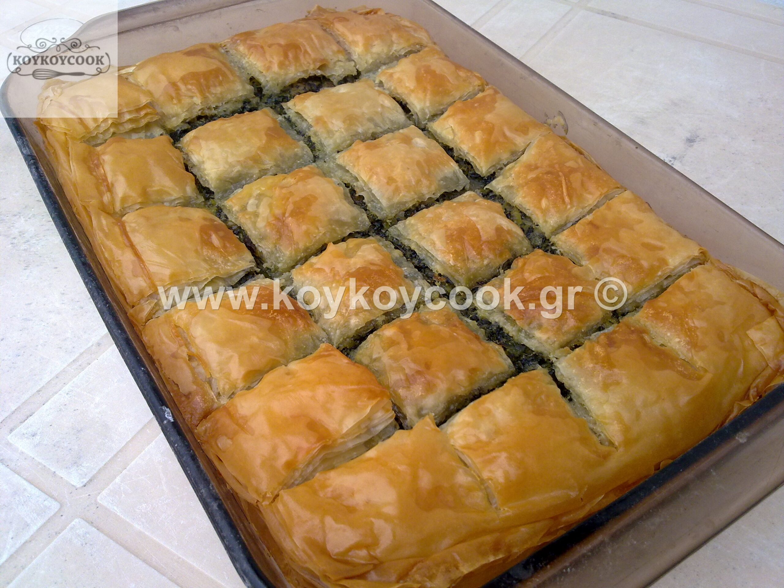 ΧΟΡΤΟΠΙΤΑ ΜΕ ΣΠΑΝΑΚΙ,ΛΑΠΑΘΑ ΚΑΙ ΠΑΠΑΡΟΥΝΕΣ – Koykoycook