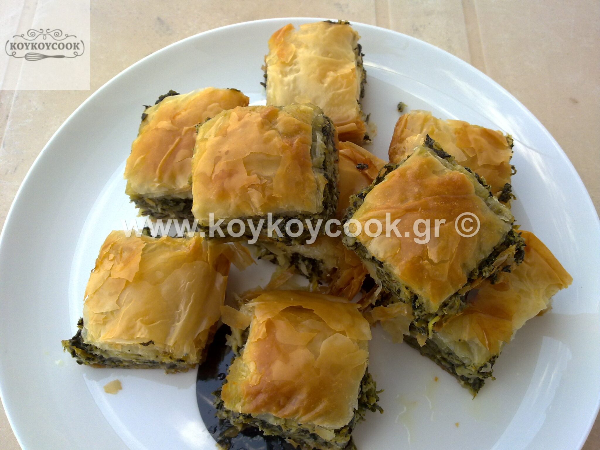 ΧΟΡΤΟΠΙΤΑ ΜΕ ΣΠΑΝΑΚΙ,ΛΑΠΑΘΑ ΚΑΙ ΠΑΠΑΡΟΥΝΕΣ – Koykoycook