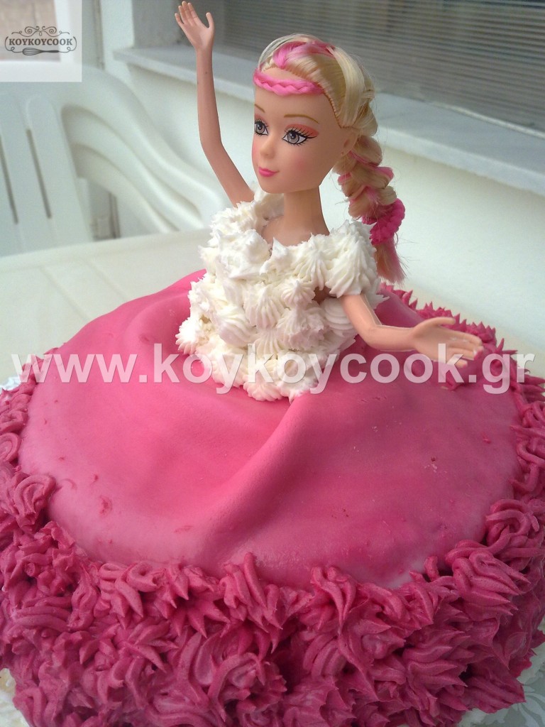 ΤΟΥΡΤΑ BARBIE ΜΠΑΛΑΡΙΝΑ – Koykoycook