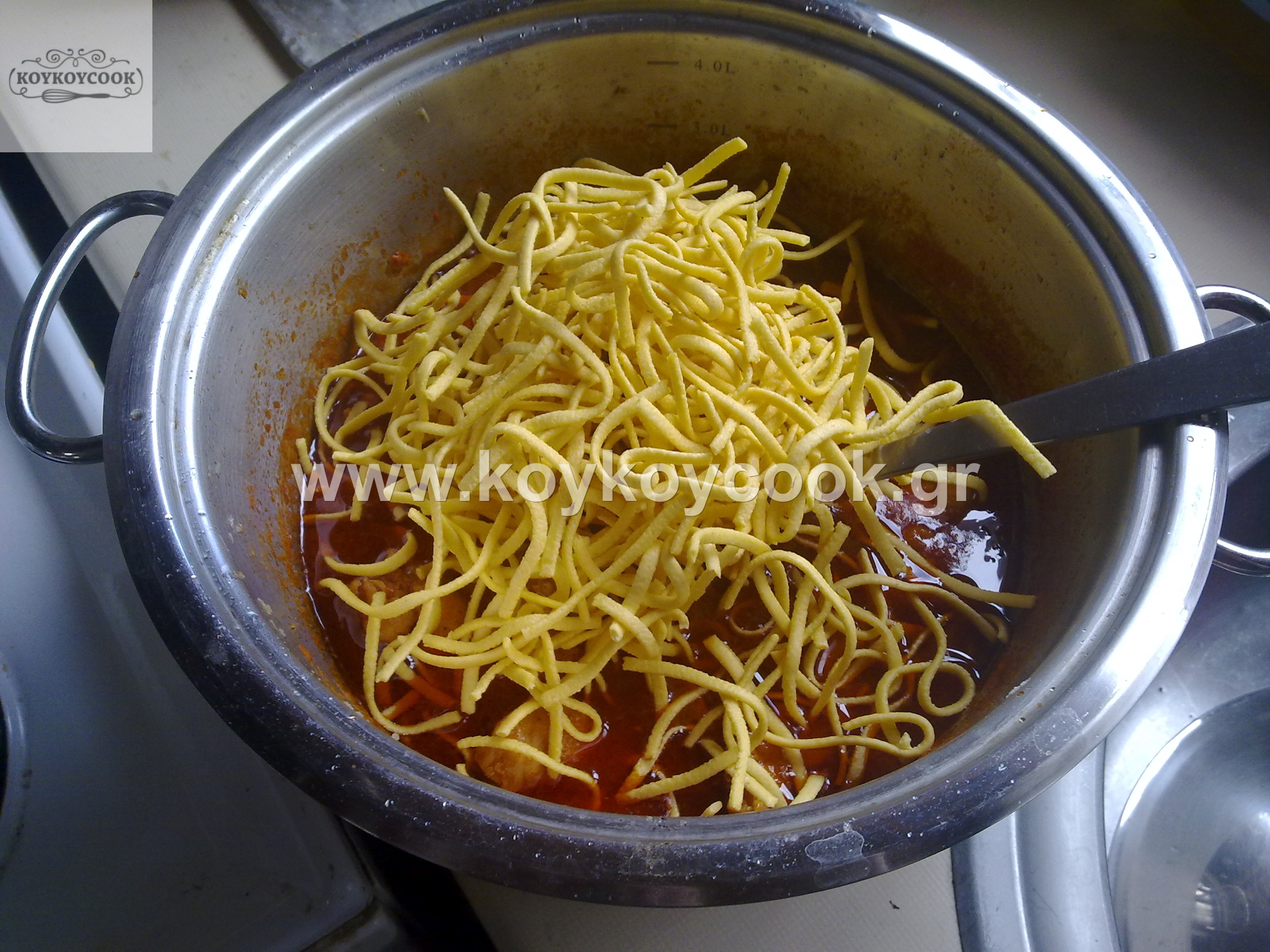 ΚΟΤΟΠΟΥΛΟ ΚΑΤΣΑΡΟΛΑΣ ΜΕ ΚΟΚΚΙΝΗ ΣΑΛΤΣΑ & ΧΥΛΟΠΙΤΕΣ – Koykoycook