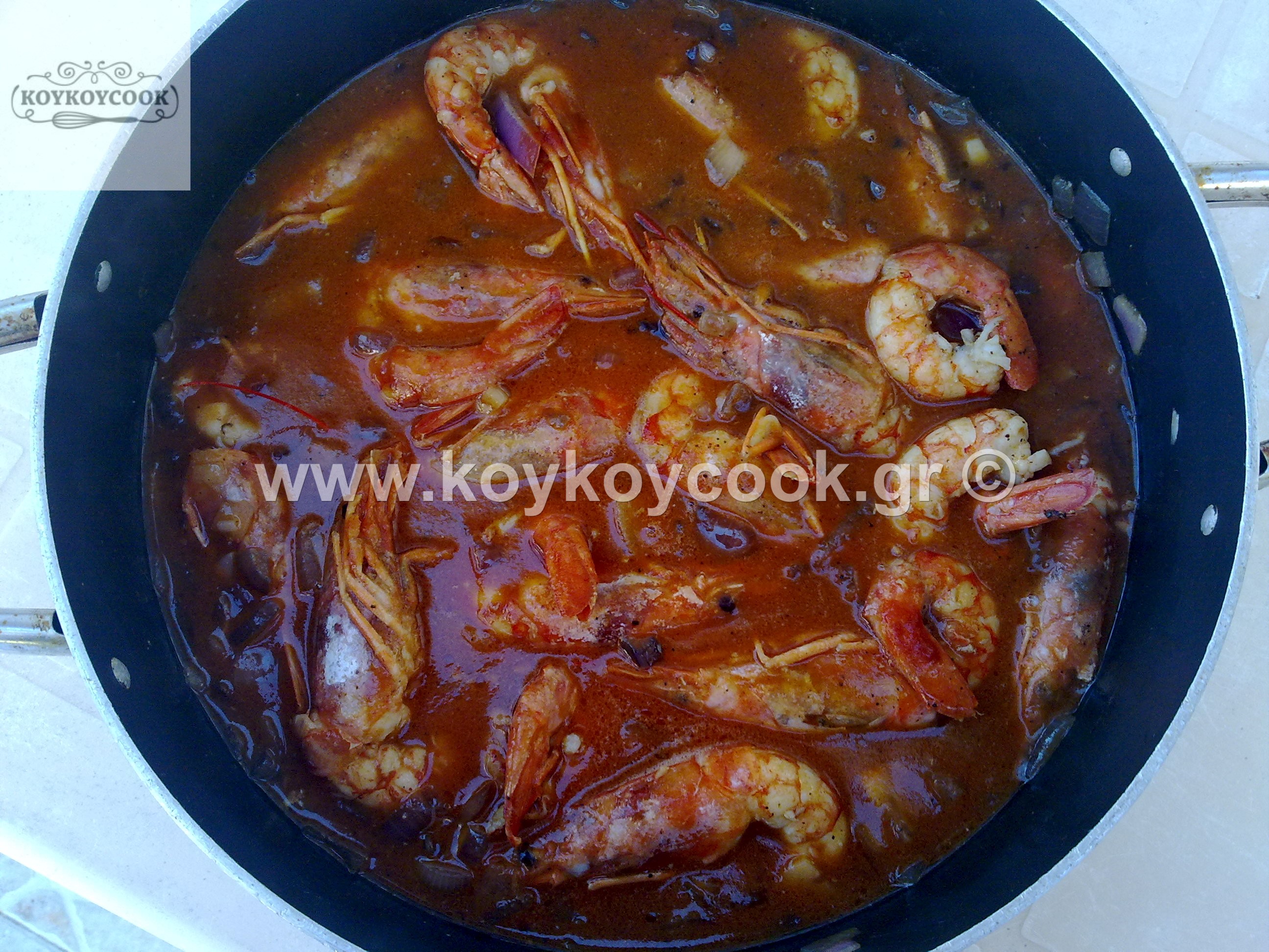 ΓΑΡΙΔΕΣ ΣΑΓΑΝΑΚΙ ΜΕ ΜΑΣΤΕΛΟ ΣΤΟΝ ΦΟΥΡΝΟ – Koykoycook