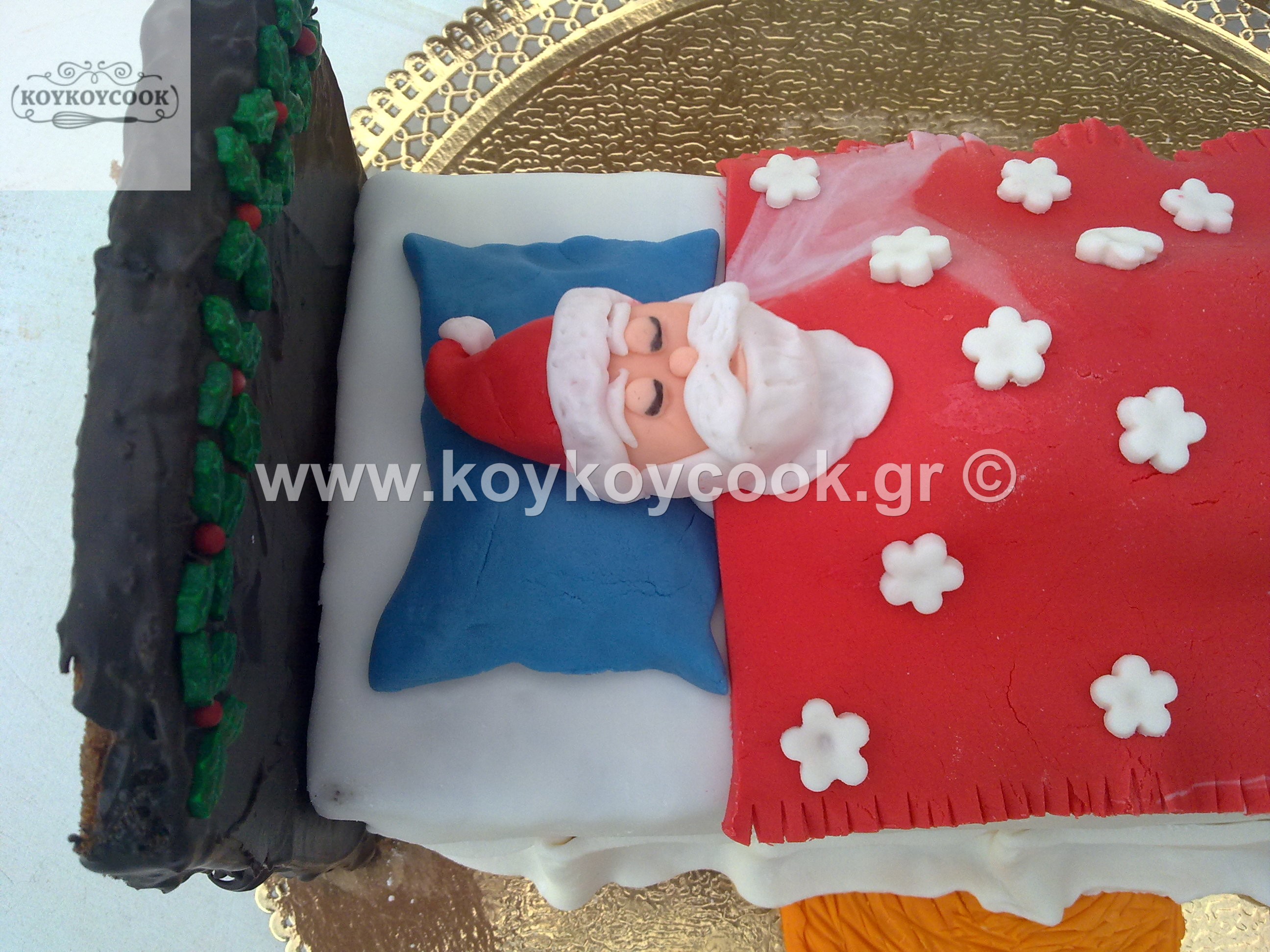 ΤΟΥΡΤΑ ΚΡΕΒΑΤΙ ΤΟΥ ΑΓΙΟΥ ΒΑΣΙΛΗ – Koykoycook