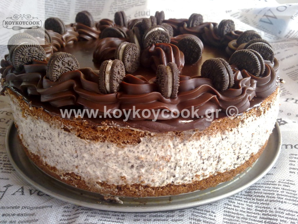 ΤΟΥΡΤΑ OREO ΤΣΙΖΚΕΙΚ ΜΕ ΓΚΑΝΑΣ – Koykoycook