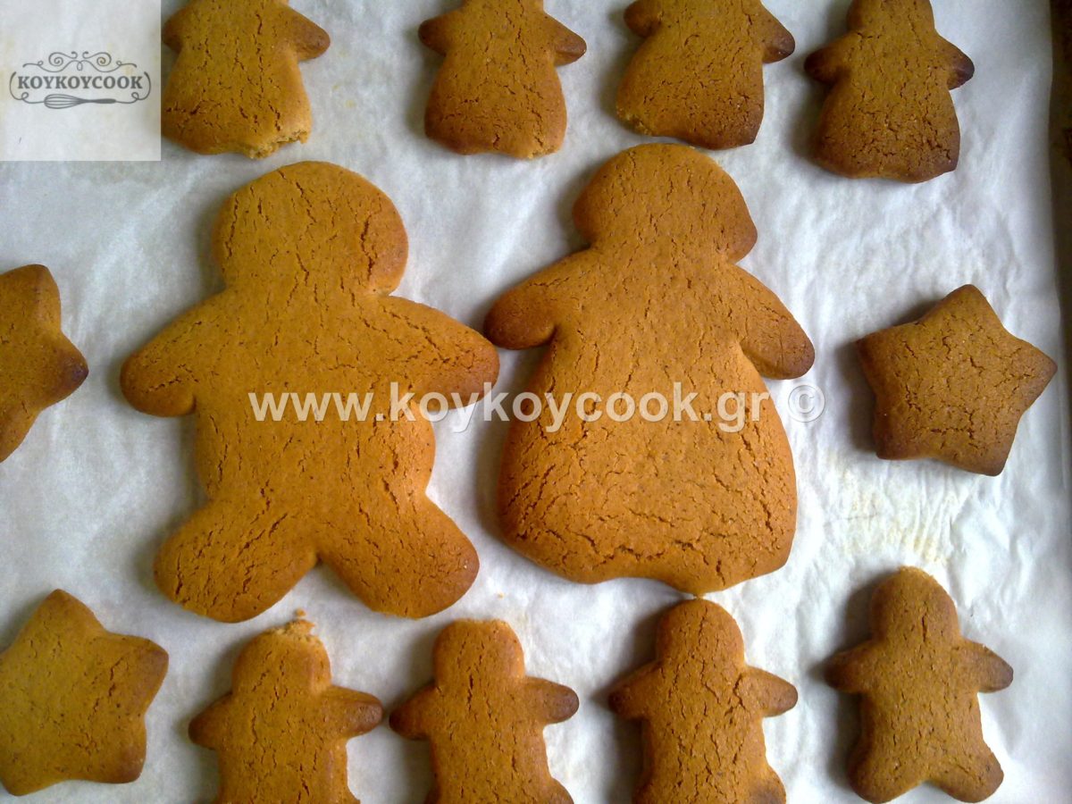ΧΡΙΣΤΟΥΓΕΝΝΙΑΤΙΚΑ ΤΖΙΝΤΖΕΡΜΠΡΕΝΤ(Gingerbread) ΜΠΙΣΚΟΤΑ – Koykoycook