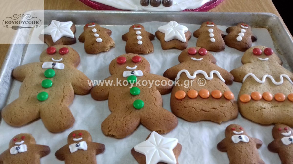 ΧΡΙΣΤΟΥΓΕΝΝΙΑΤΙΚΑ ΤΖΙΝΤΖΕΡΜΠΡΕΝΤ(Gingerbread) ΜΠΙΣΚΟΤΑ – Koykoycook
