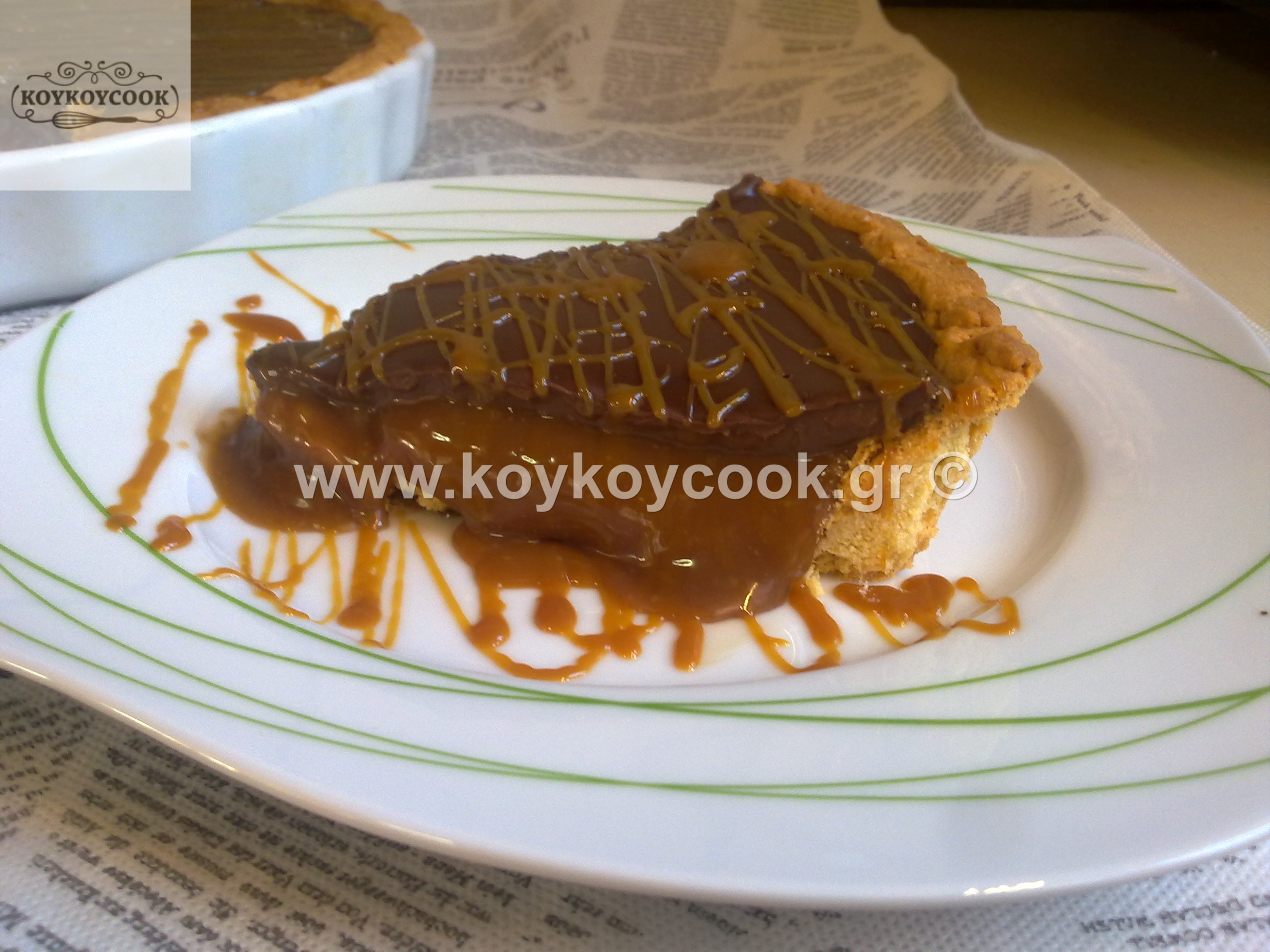 ΤΑΡΤΑ ΚΑΡΑΜΕΛΑ ΣΟΚΟΛΑΤΑ – Koykoycook