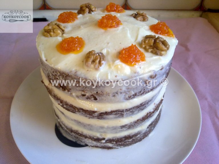 ΚΕΙΚ(ΤΟΥΡΤΑ)ΚΑΡΟΤΟΥ ΜΕ FROSTING ΚΡΕΜΑΣ ΤΥΡΙΟΥ – Koykoycook