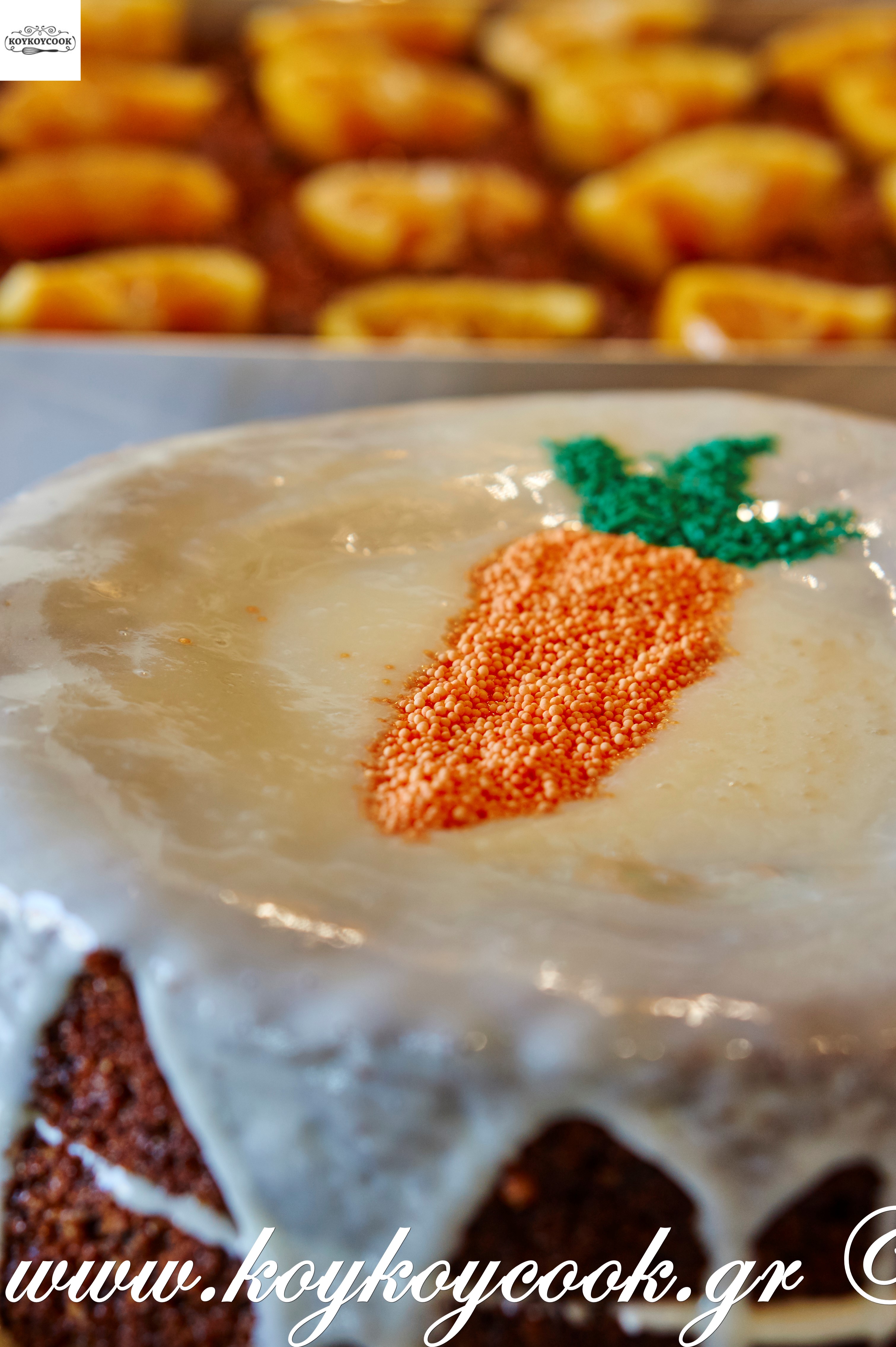 ΚΕΙΚ(ΤΟΥΡΤΑ)ΚΑΡΟΤΟΥ ΜΕ FROSTING ΚΡΕΜΑΣ ΤΥΡΙΟΥ – Koykoycook