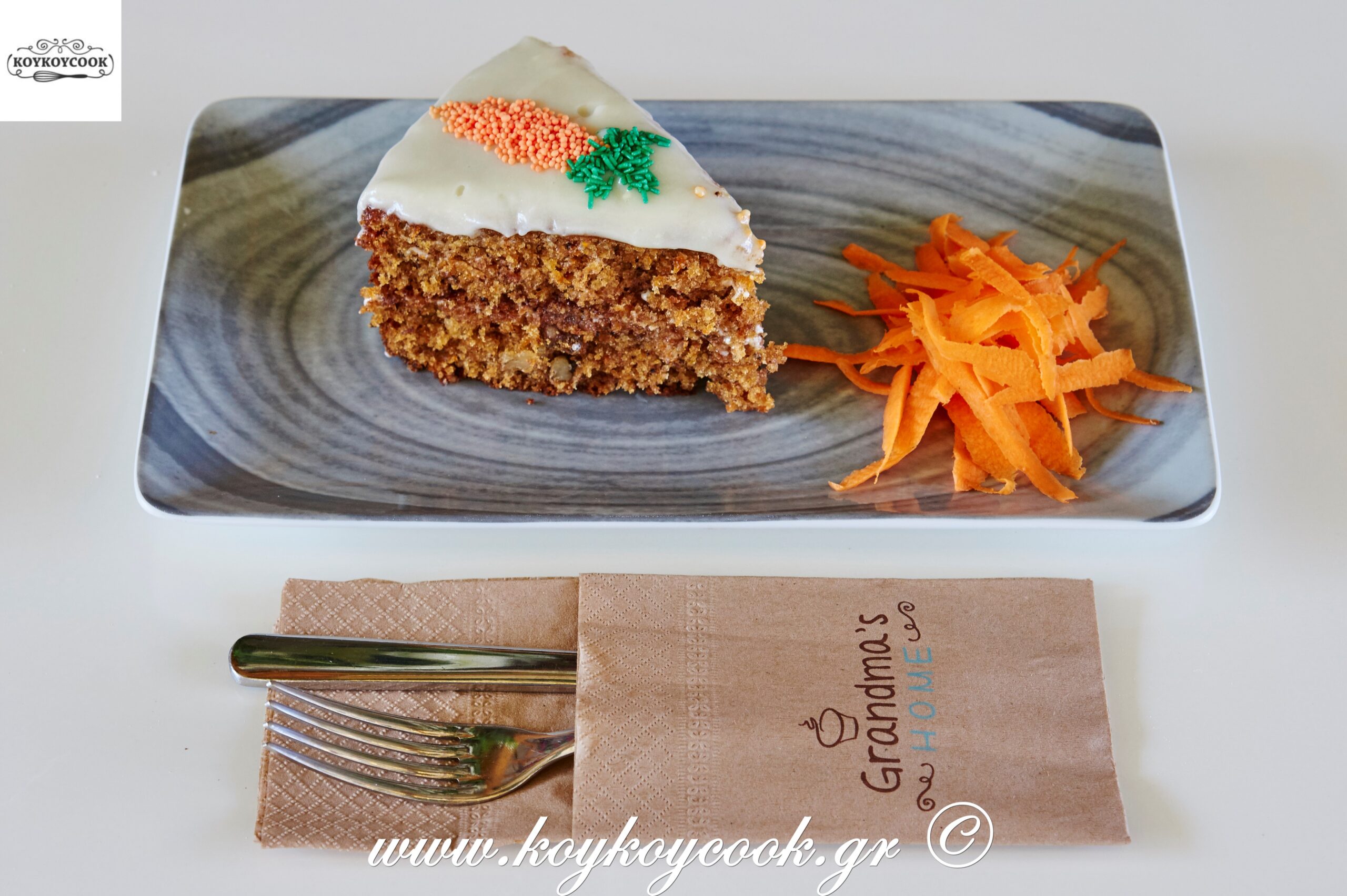 ΚΕΙΚ(ΤΟΥΡΤΑ)ΚΑΡΟΤΟΥ ΜΕ FROSTING ΚΡΕΜΑΣ ΤΥΡΙΟΥ – Koykoycook