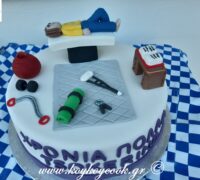 ΠΑΙΔΙΚΗ ΤΟΥΡΤΑ ΓΕΝΕΘΛΙΩΝ ΜΕ ΧΡΩΜΑΤΙΣΤΑ ΚΑΡΑΜΕΛΑΚΙΑ ΚΑΙ ΠΟΥΡΑΚΙΑ ...