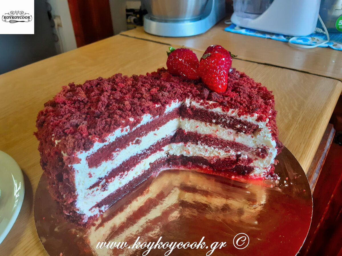 ΤΟΥΡΤΑ RED VELVET (Η κλασσική) – Koykoycook