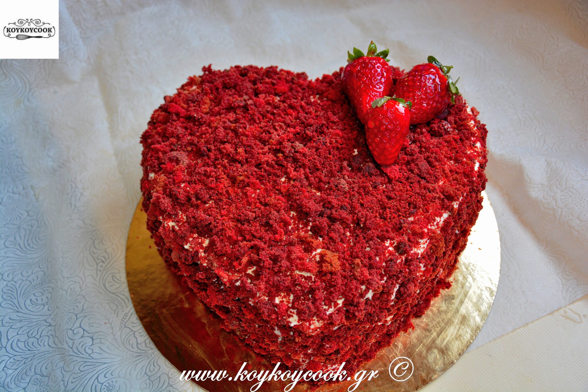 ΤΟΥΡΤΑ RED VELVET (Η κλασσική) – Koykoycook