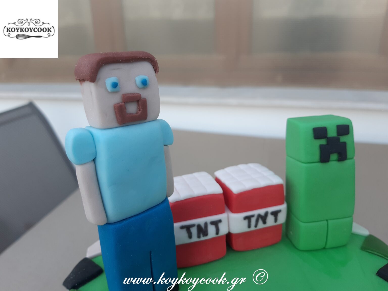 ΤΟΥΡΤΑ MINECRAFT ΔΙΩΡΟΦΗ – Koykoycook