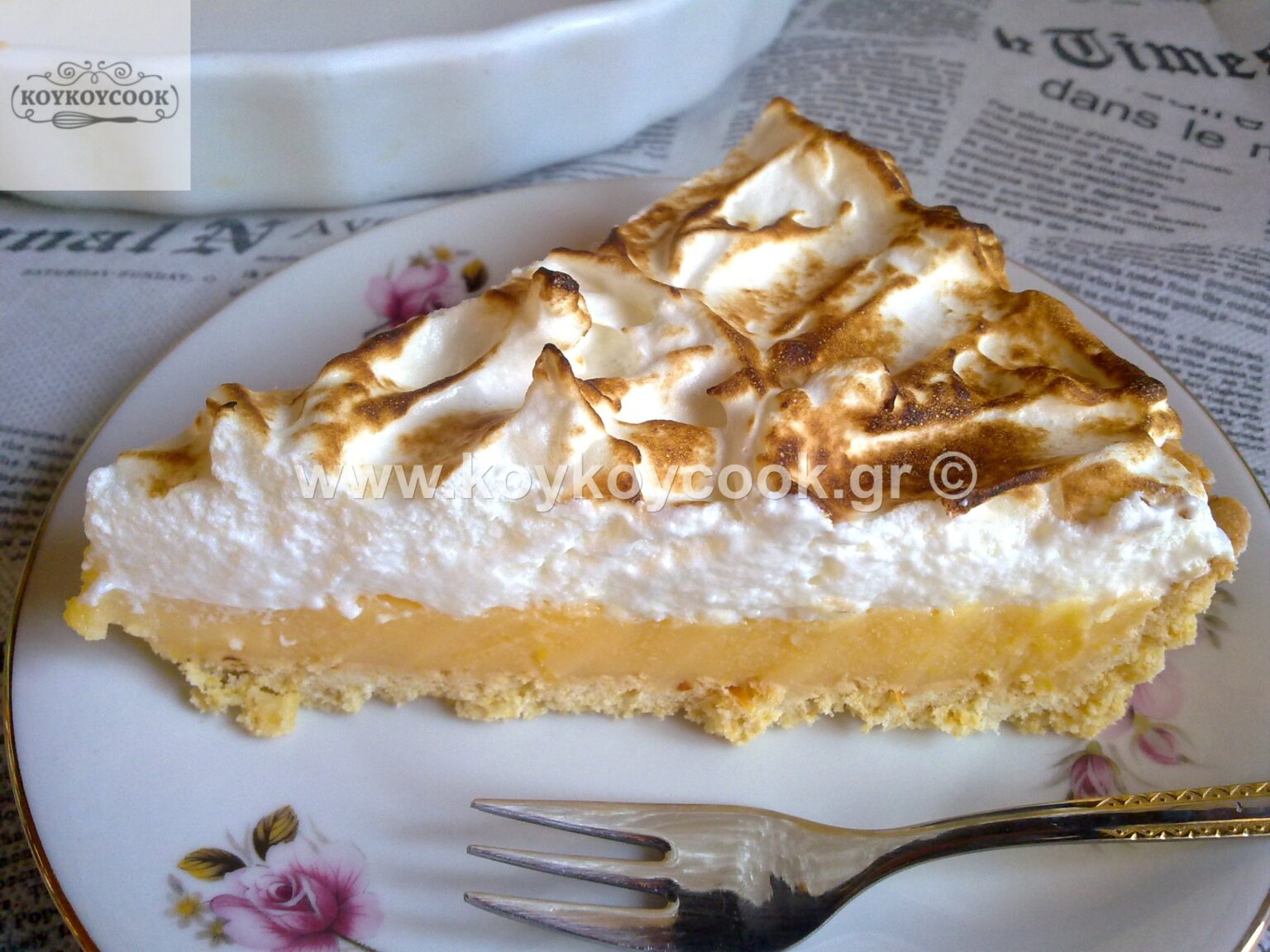 ΤΑΡΤΑ ΛΕΜΟΝ ΠΑΙ (LEMON PIE) – Koykoycook